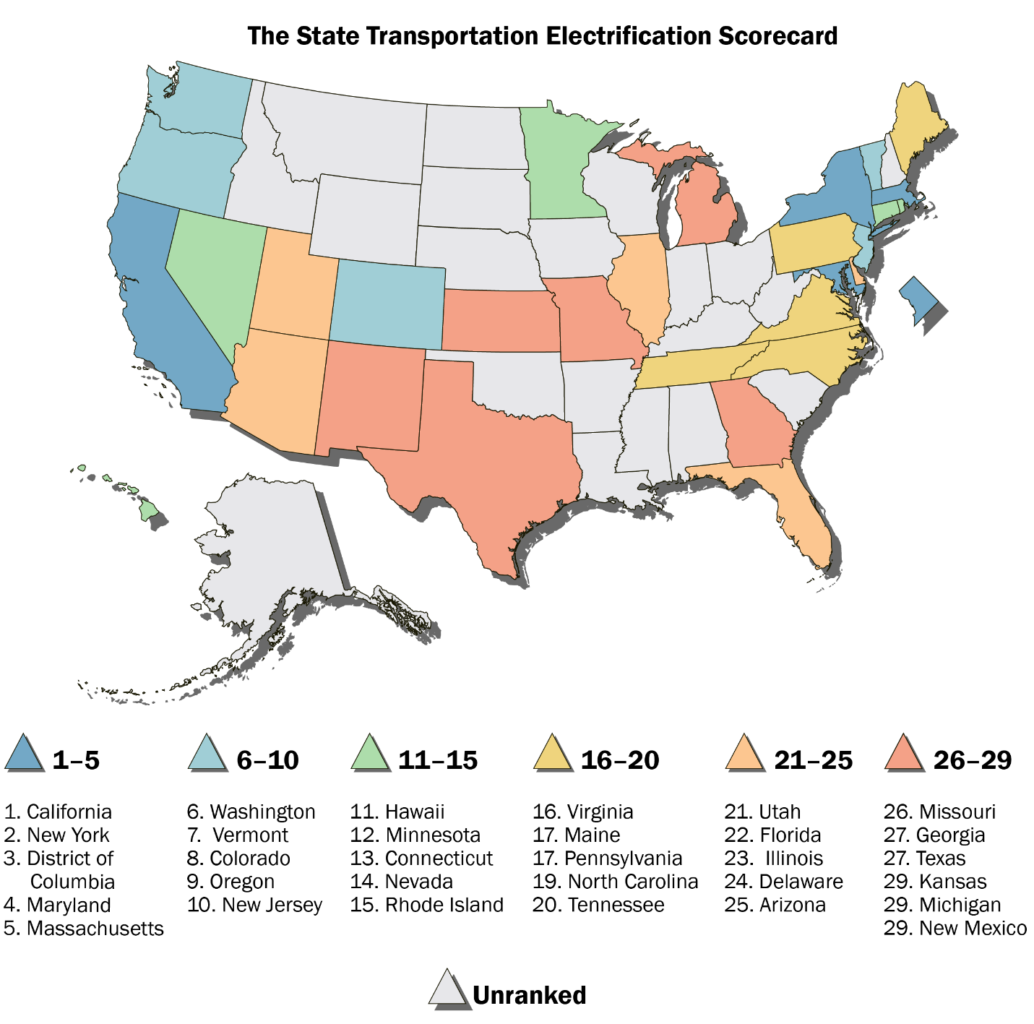 News: Organization Ranks States for EV-Friendliness | Clean Fleet Report